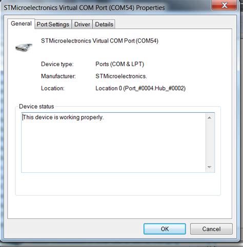 Stm32f4x Stmicroelectronics Virtual Com Port Is Pr