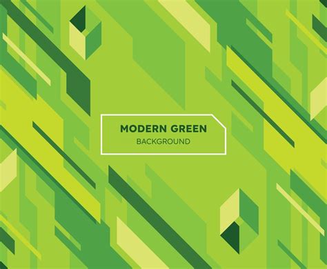 Modern Green Geometric Shapes Background