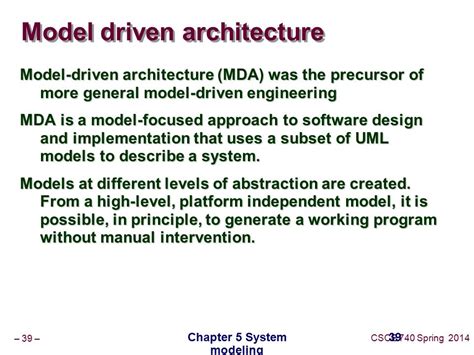 Lecture 6 Systems Modeling Ppt Video Online Download