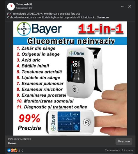 Bayer 11 In 1 Non Invasive Glucometer Facebook Scam Exposed