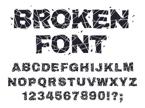 Broken Font Images Free Download On Freepik