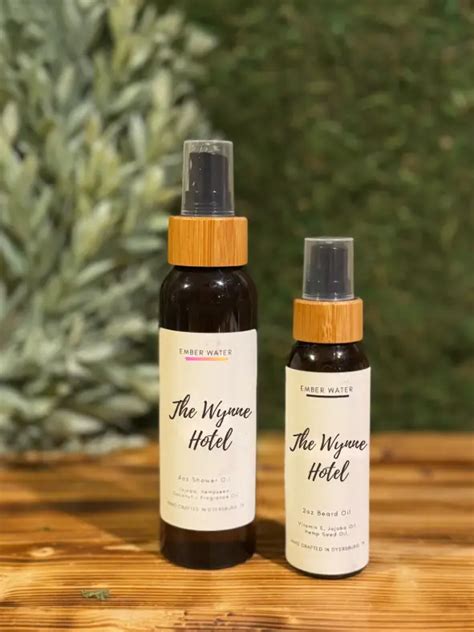 The Wynne Hotel Shower Beard Oil Ember Water