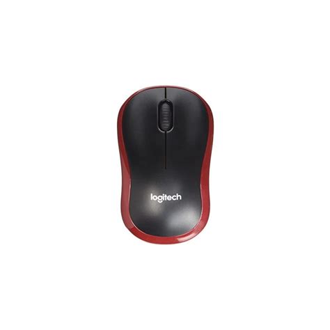 Logitech M185 Advanced Optical Tracking Sensor Technology Wireless Red Mouse