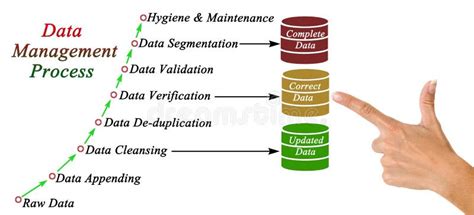 Data Management Process Stock Image Image Of Segmentation