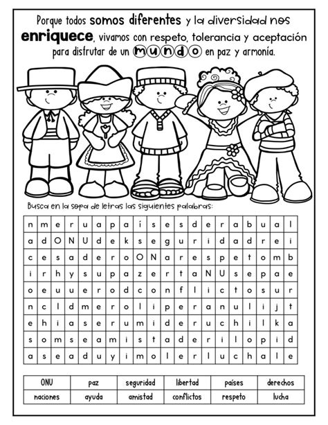 Lapbook Dia De Las Naciones Unidas Imagenes Educativas