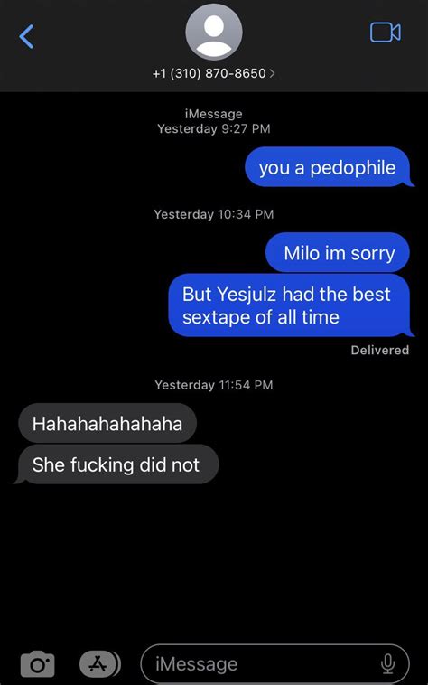 Milo Doesnt Like The Yesjulz Sex Tape Rgoodasssub