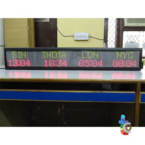 Multi Country Digital Clock At 1800 00 Inr In New Delhi Guided Control Systems