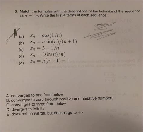 Solved Match The Formulas With The Descriptions Of The Chegg