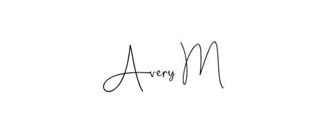 70 Avery M Name Signature Style Ideas Excellent Online Autograph