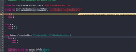 Ios Why Does Swift Lint Ignore My Custom Regular Expression Stack