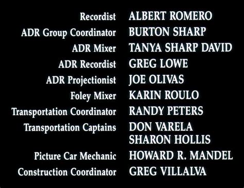 Credits Font Film Credit Fonts Envato
