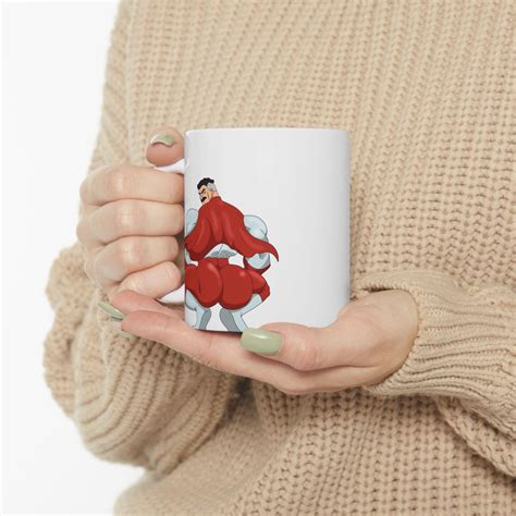 Thicc Omniman Invincible Meme Mug Funny Trend Silly Modern T