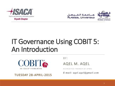 Cobit 5 It Governance Model An Introduction Pptx