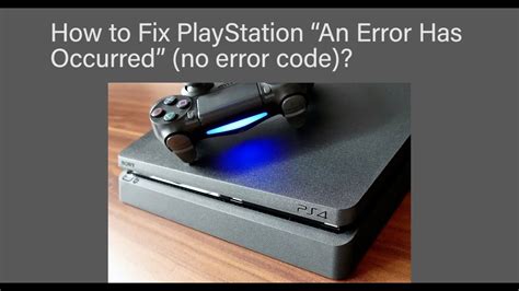 Fix PlayStation An Error Has Occurred On Sign In YouTube