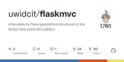 GitHub Uwidcit Flaskmvc A Template For Flask Applications Structured In The Model View
