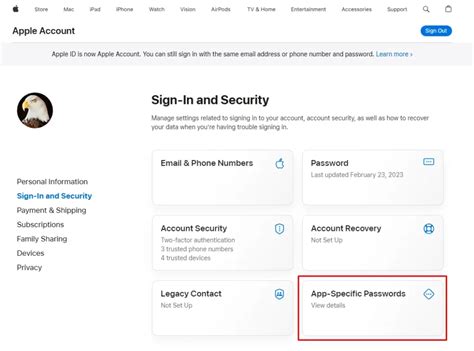 Generate App Specific Password In Individual Dev Account