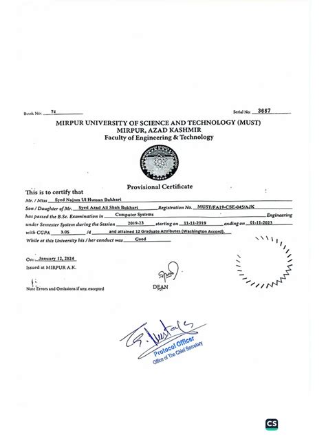 My Attested Degrees Pdf