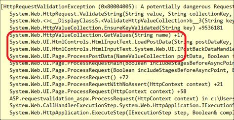 Request Validation Mode In Asp Net 45