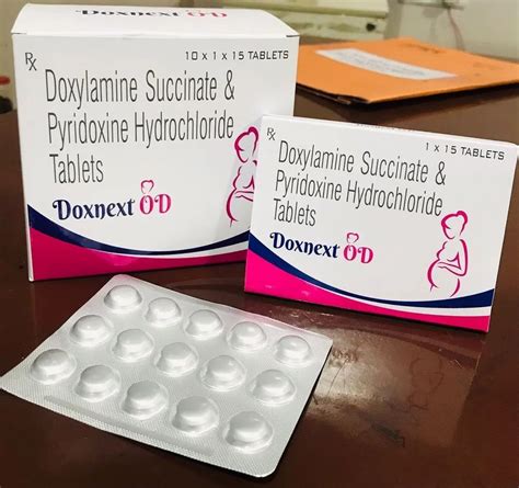 Doxylamine Succinate Pyridoxine And Folic Acid Tablet At Best Price In Roorkee