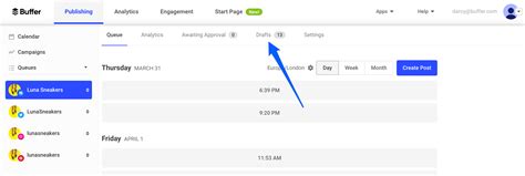 managing and approving draft posts buffer help center