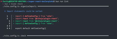 OrganizeImports Is Not Highlighted In VSCode Issue Biomejs Biome GitHub
