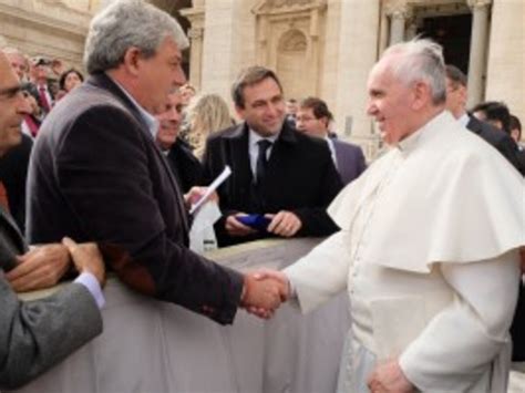 Eduardo Buzzi Junto Al Papa Francisco Radio Mitre