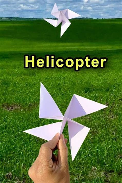 How To Make A Paper Flying Toy Helicopter Best Flying Paper