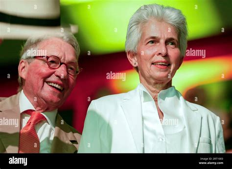 Marie Agnes Strack Zimmermann Mit Ehemann Horst Strack Zimmermann Bei