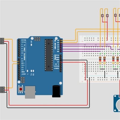 Circuitry For The Solar Tracker Robot Using An Atmega328 Download