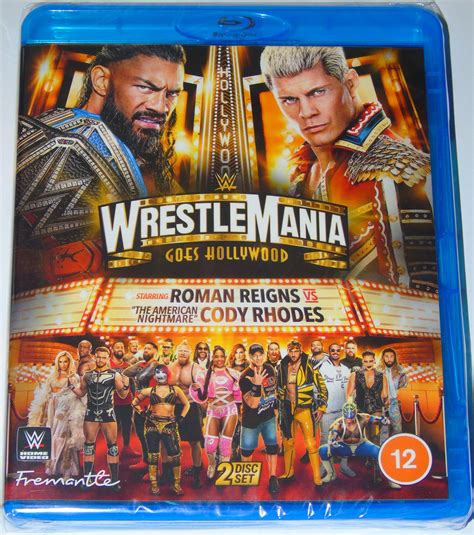 Wwe Wrestlemania 39 Goes Hollywood Blu Ray