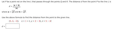 Solved Let P Be A Point Not On The Line L That Passes Chegg