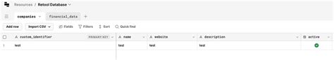 foreign key not found retool database 💬 queries and resources