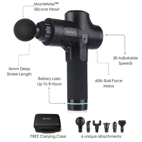 Deep Tissue Massage Gun For Athletes And Bodybuilders Free Carrying