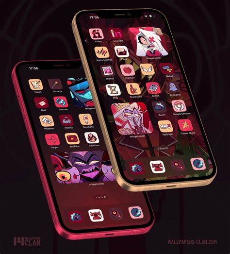 Hazbin Hotel App Icons Pack 🎙️🔥 80 Free Sinister Icons For Ios