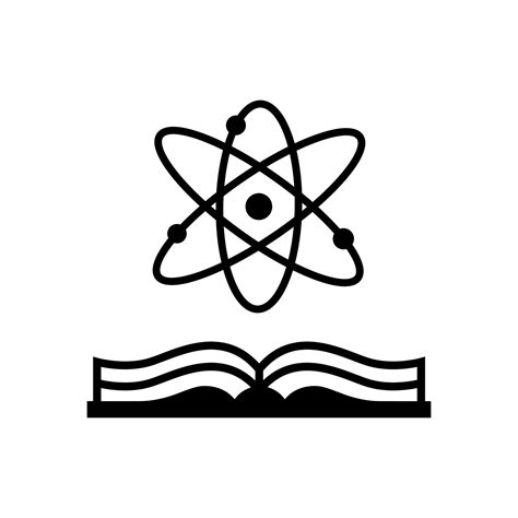 Physics Icon Vector Textbook Illustration Sign Directory Symbol Science Logo 23079179 Vector
