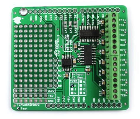 Arduino Thermocouple Multiplexer Shield K Max31855k No Headers