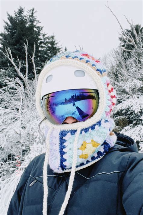 crochet balaclava in action pt. 2 | Ski crochet, Crochet hood, Crochet winter