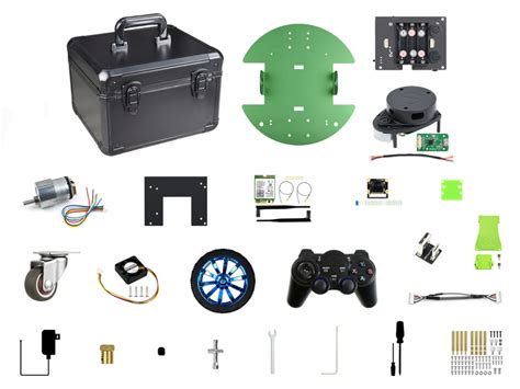 JetBot Set For Building A Wheeled Al Robot Platform With A Camera DC Drive And OLED Display
