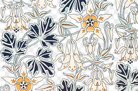 Ancolie Pattern Png Images Free Photos Png Stickers Wallpapers And Backgrounds Rawpixel