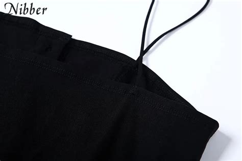 Nibber сексуальное облегающее платье на бретельках осеннее повседневное однотонное женское мини