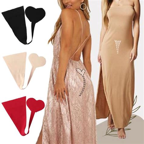 Heart Shape C Style Thongs Women Panties Seamless Strapless C String