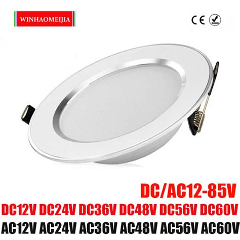 Dc12v 24v 36v 48v 60v Led Downlight 6w 9w 12w 15w 24w Embedded Led