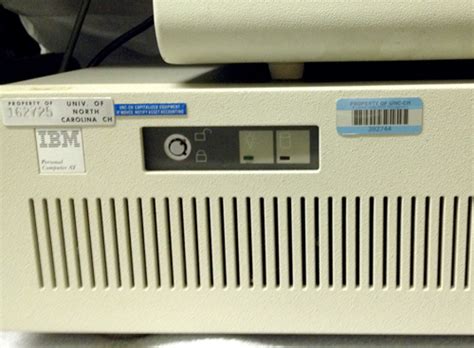 Artifact Of The Month IBM Personal Computer AT Ca History On The Hill