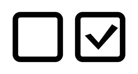 Check Mark Icon With Check Box And Check Mark Vector Vector Art At Vecteezy