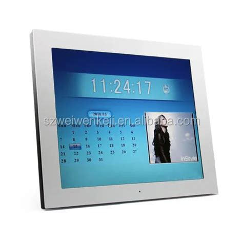 Lcd Small Screen Electronic Desk Calendar Acrylic Audio Digital Screen Display Buy Digital