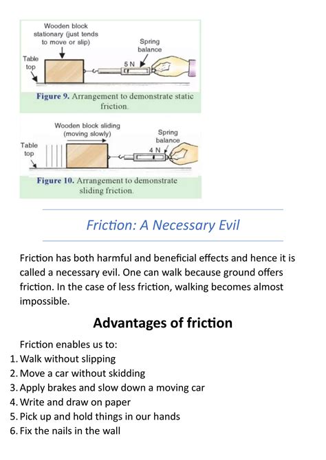 Friction Notespdf Friction Notespdf