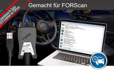 Vgate Vlinker Fs Obd2 Usb Adapter Für For Scan Hs Ms Can Auto Switch Amazon De Auto And Motorrad