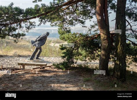 Nida Neringa August 19 2023 Lithuania Golden Sands Dunes And