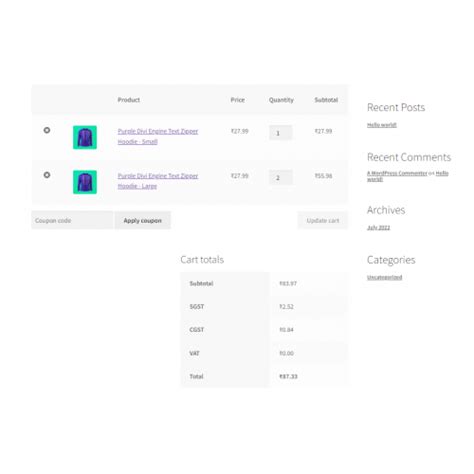 WooCommerce Gst Plugin