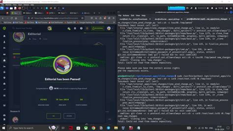 Goutam Kumar Jena On Linkedin Cybersecurity Tech Htb Gitpython Rce Continuouslearning…